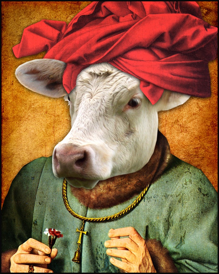 The Cow with the red Turban | Wingspan Gallery | Carleton Wing